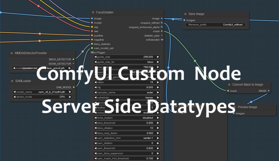 ComfyUI自定义节点数据类型 - 汇智网
