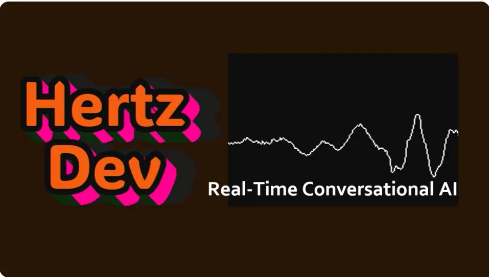 Hertz-dev实时对话生成模型 - 汇智网