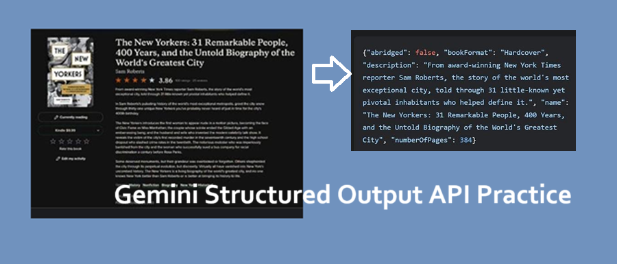 Gemini结构化输出API实践 - 汇智网