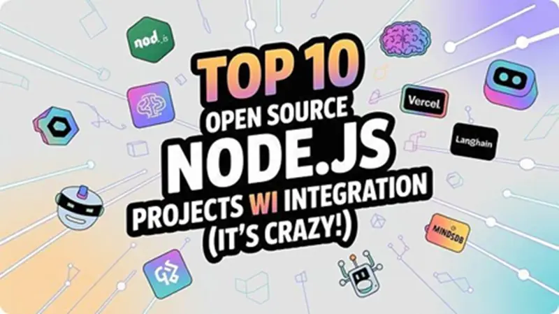 10个集成AI的开源Node.js项目 - 汇智网