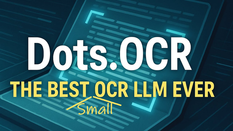 Dots.ocr：迄今最好的小型OCR - 汇智网