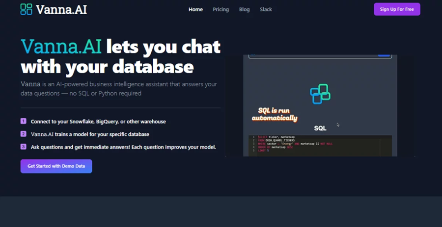 Vanna：SQL生成专用RAG框架 - 汇智网