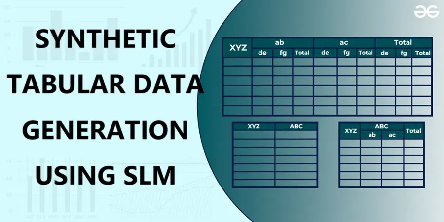 用小模型合成表格数据 - 汇智网