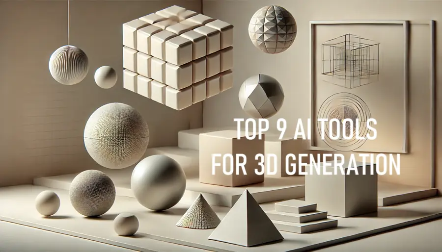 9个最受欢迎的3D生成AI工具 - 汇智网