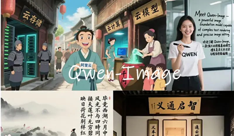 Qwen-Image - 汇智网