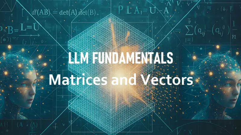 LLM基础：矩阵和向量 - 汇智网