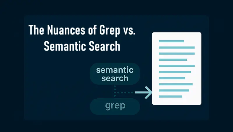Grep与语义搜索的细微差别 - 汇智网