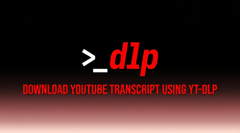 用yt-dlp下载YouTube字幕 - 汇智网