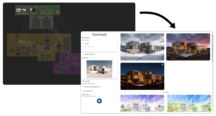 ComfyUI工作流转Web应用 - 汇智网
